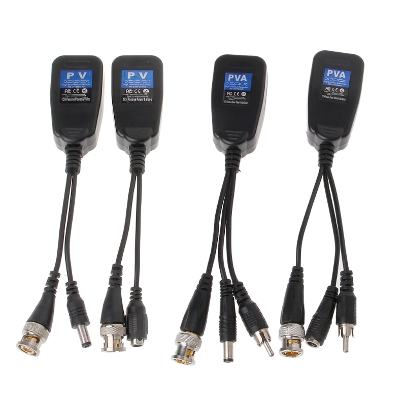 8MP 3 In 1 Audio Video Power Balun BNC Passive Tra... – Grandado