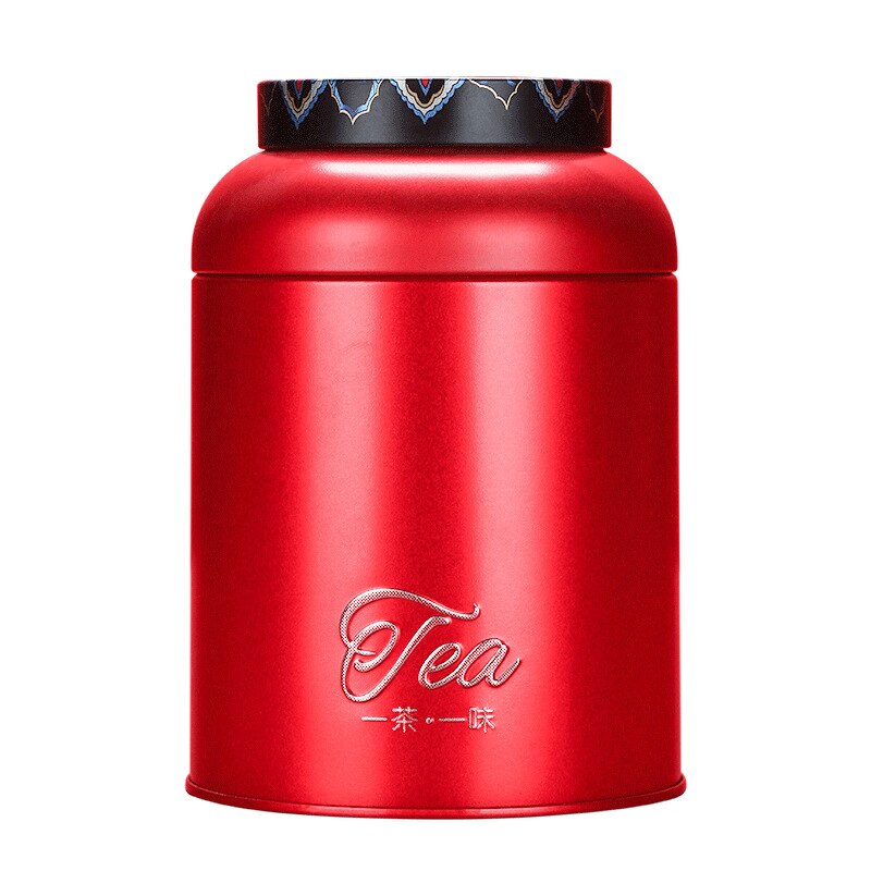 Large Tea Storage Tank Pure Color Tinplate Sealed ... – Vicedeal