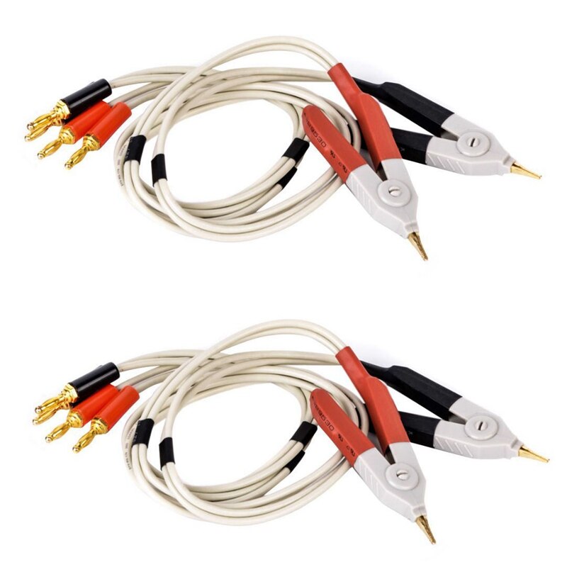 2 Pair Insulated Banana Plug Clips Cable Low Resis... – Grandado