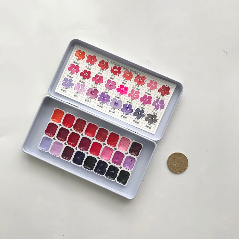 Brand hand-packed watercolor paint candy color/red... – Grandado