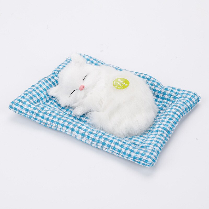 Mooie Pluche Slapen Katten Speelgoed Met Geluid Si... – Grandado