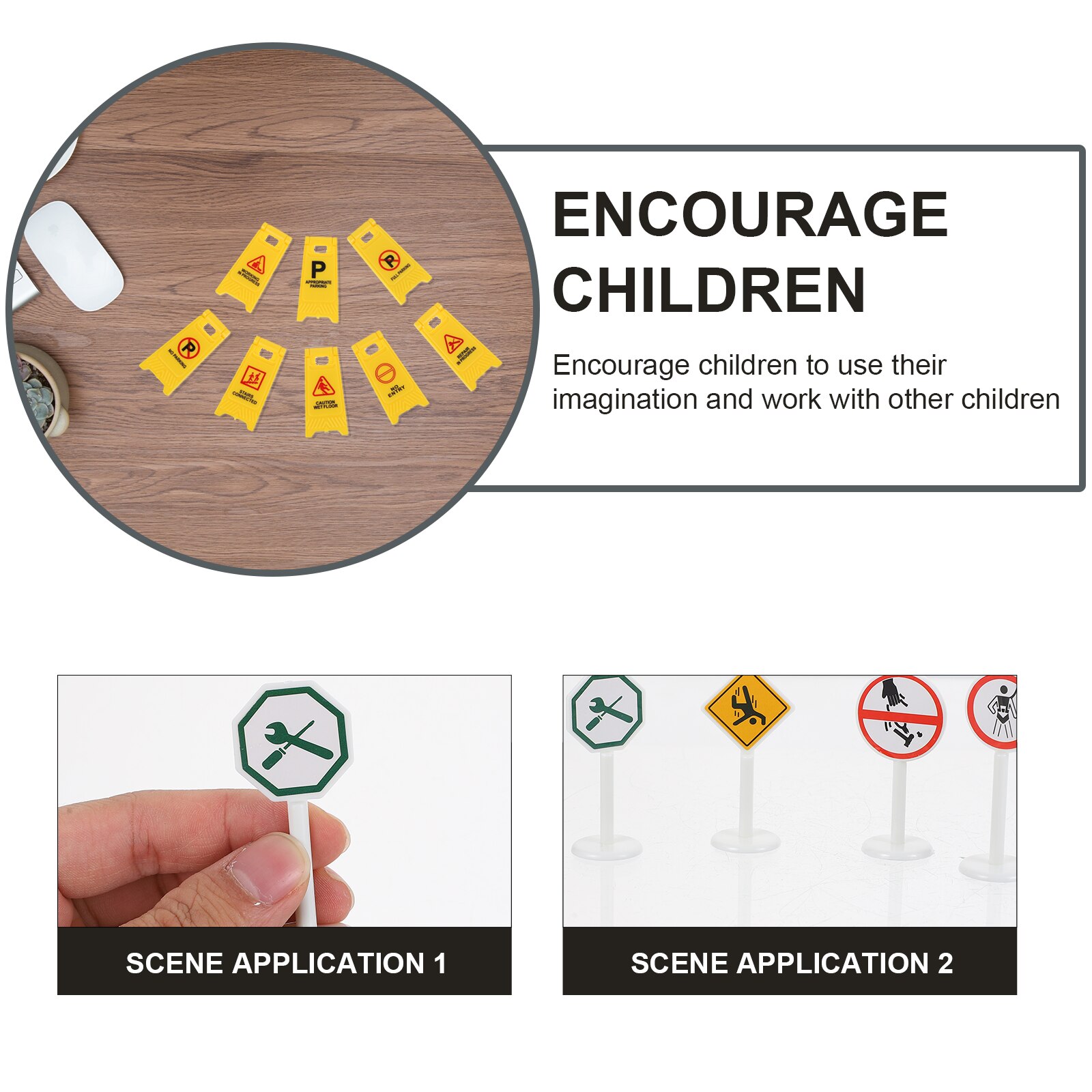 1 Set Children Educational Kids Traffic Sign Traff... – Vicedeal