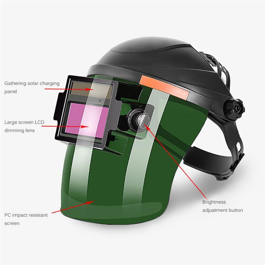 Electric Welding Mask Helmet Solar Automatic Darke... – Vicedeal