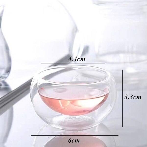 6Pcs/Set Transparent Drinking Water Cup Heat Resis... – Vicedeal