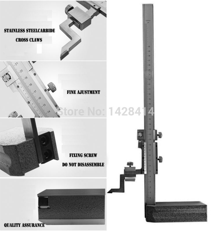 0-200mm Vernier height gauge with Carbide scriber ... – Grandado
