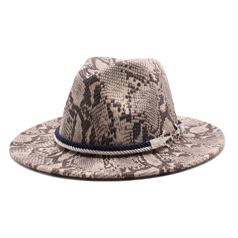 Flat Wool Felt Wide Brim Jazz Fedora Hat for Men W... – Grandado