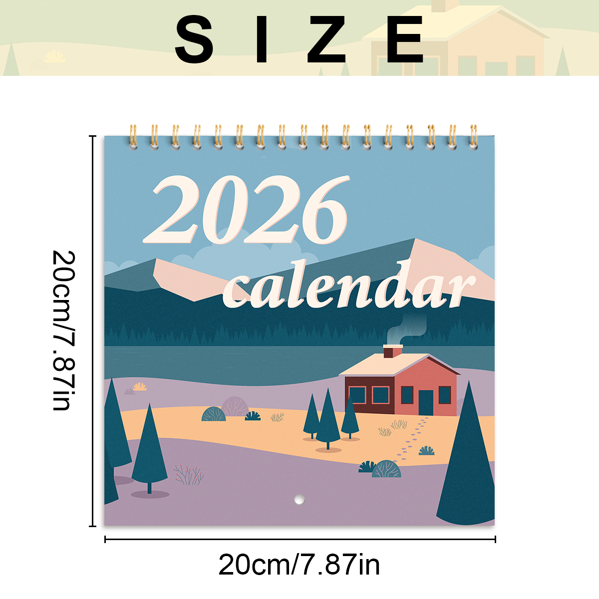 Parelmoer papier 2026 plat vier seizoenen landscha... – LovingPrices