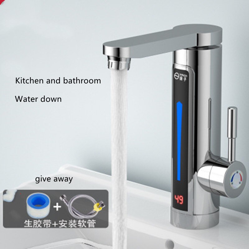 3300W Electric Instant Water Heater Faucet Tap LED... – Grandado