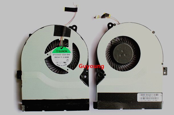 CPU GPU Fan Voor MSI GE72 GE62 PE60 PE70 GL62 GL72... – Grandado