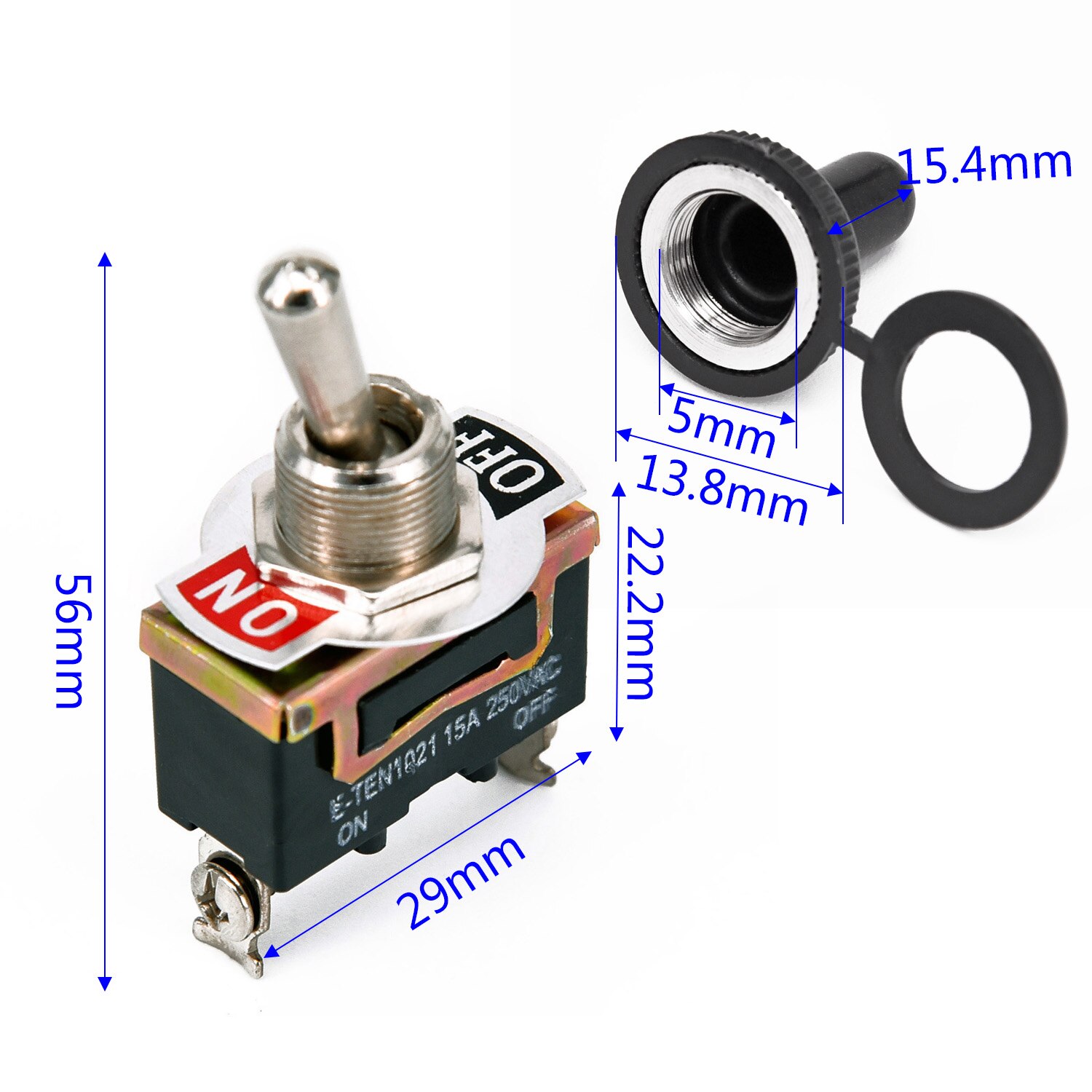 5Pc/SET Waterproof Toggle Flick Switch 12V ON/OFF ... – Grandado