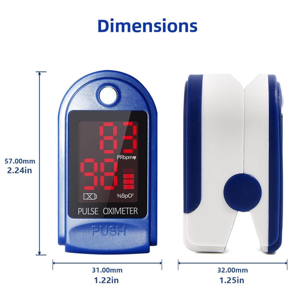 SPO2 Heart Rate Monitor Fingertip Pulse Oximeter B... – Grandado