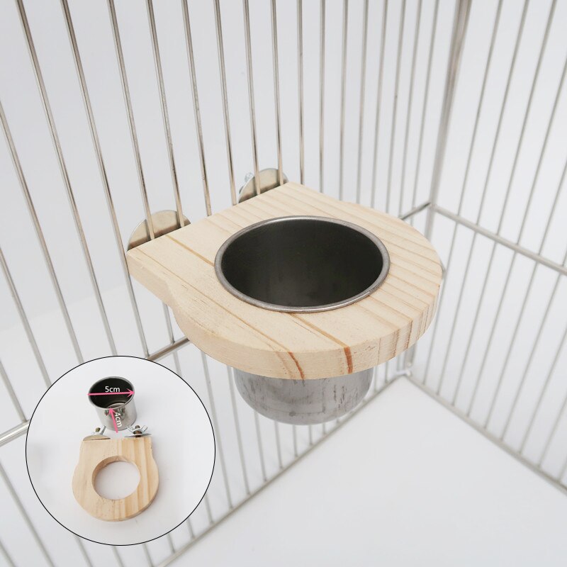 Parrot Stainless Steel Food Basin Bowl Water Bowl ... – Grandado