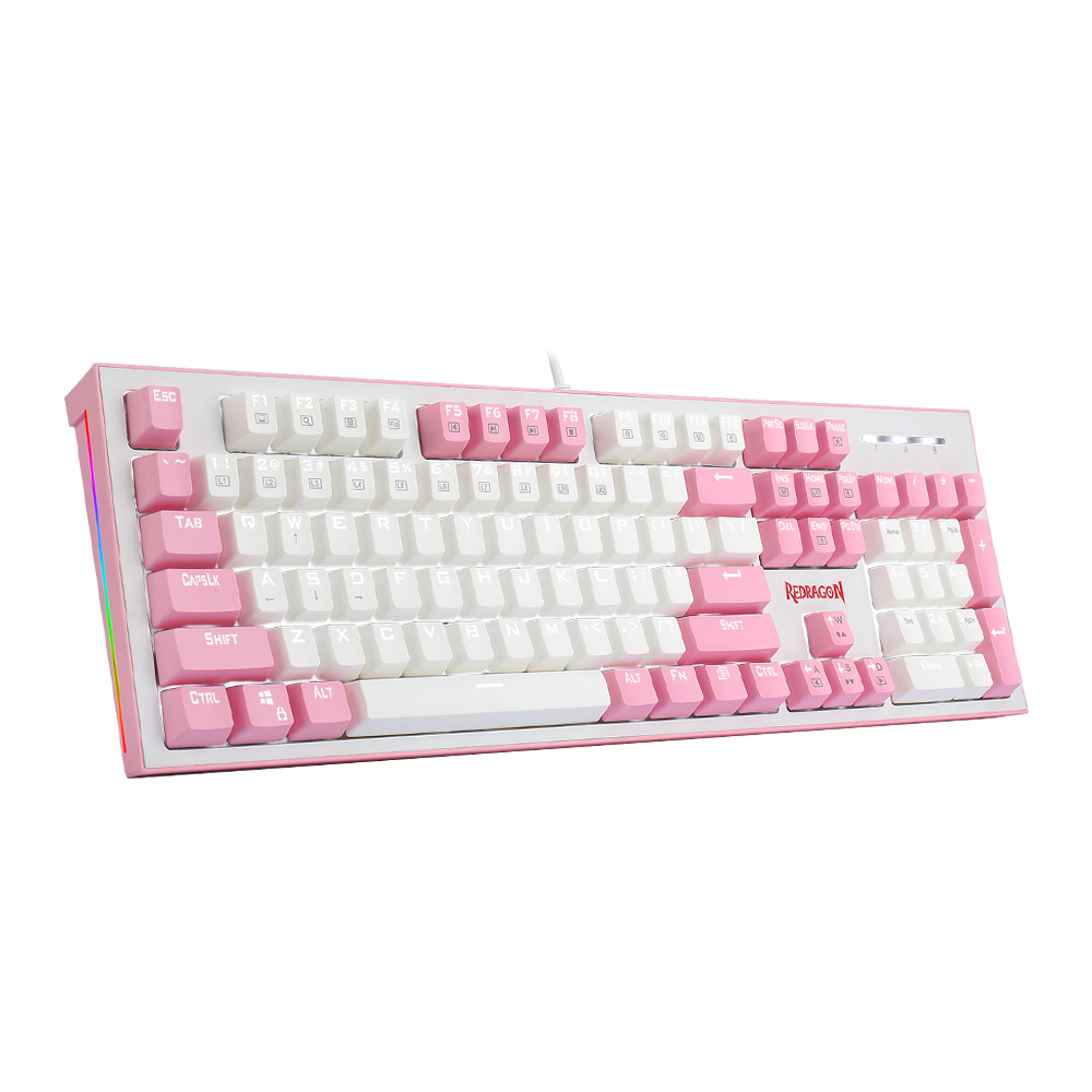 REDRAGON HADES K623 USB Pink White Mechanical Gami... – Grandado