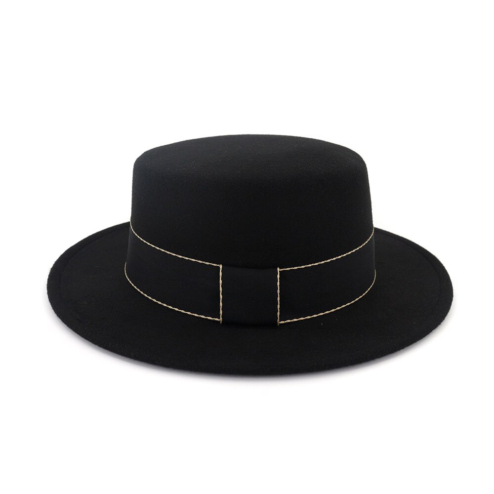 Wide Brim Wool Felt Fedora Hats Men Women Trilby P... – Vicedeal