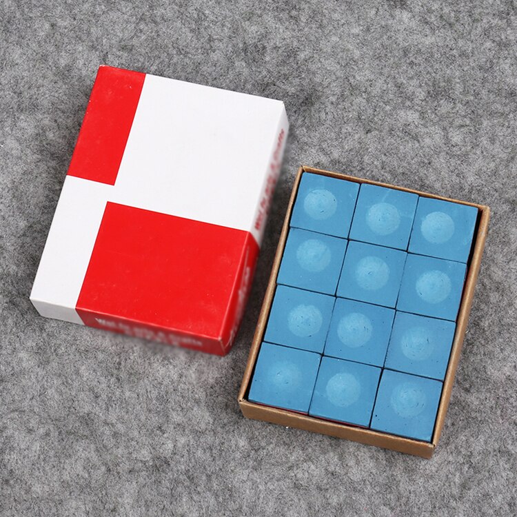 12pcs Snooker Chalk Cubes Random color Billiard Ch... – Grandado