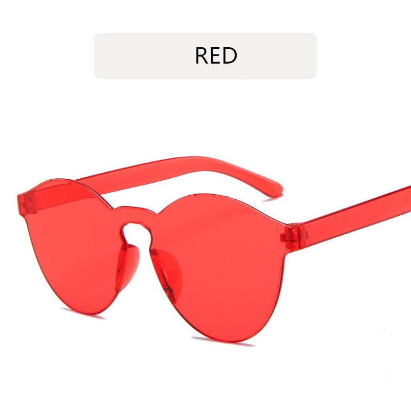 Square Round Lens Mirror Sunglasses Women Transpar... – Vicedeal