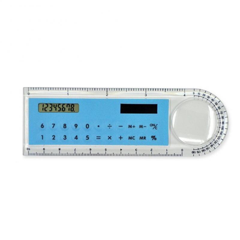 2 in 1 Ruler Digital Calculator Colorful Student M... – Grandado
