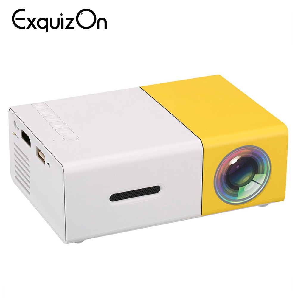 Neueste Mini YG300 LCD Projektor 400-600 Lumen 320... – Vicedeal