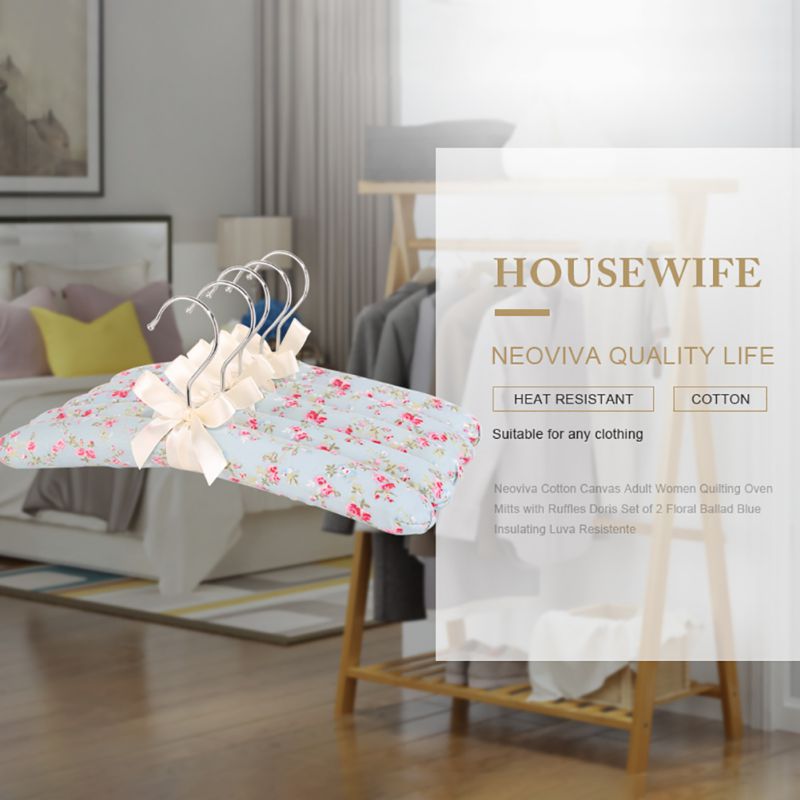 1pc Flower Printed Cotton Fabric Sponge Hanger Spo... – Grandado