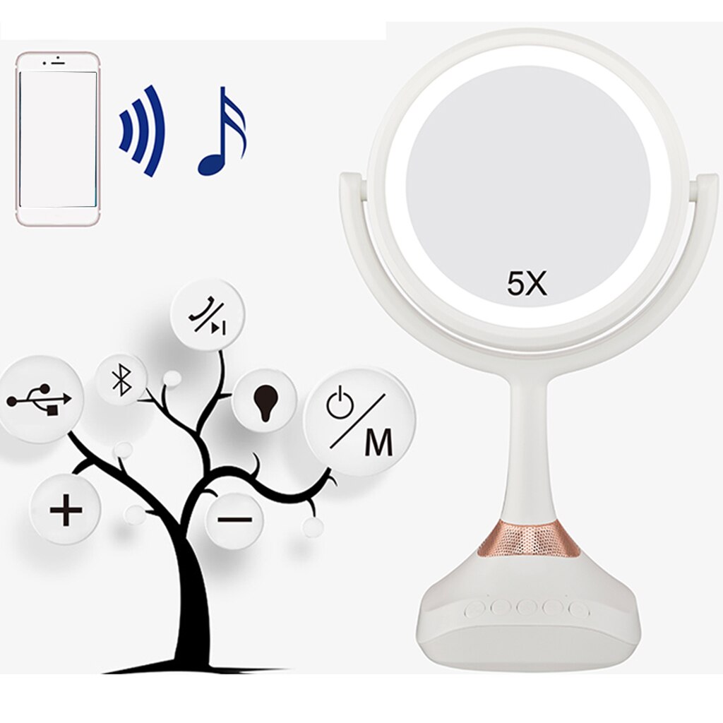 7'' Bluetooth Music LED Lighted Dual Sided Vanity ... – Vicedeal