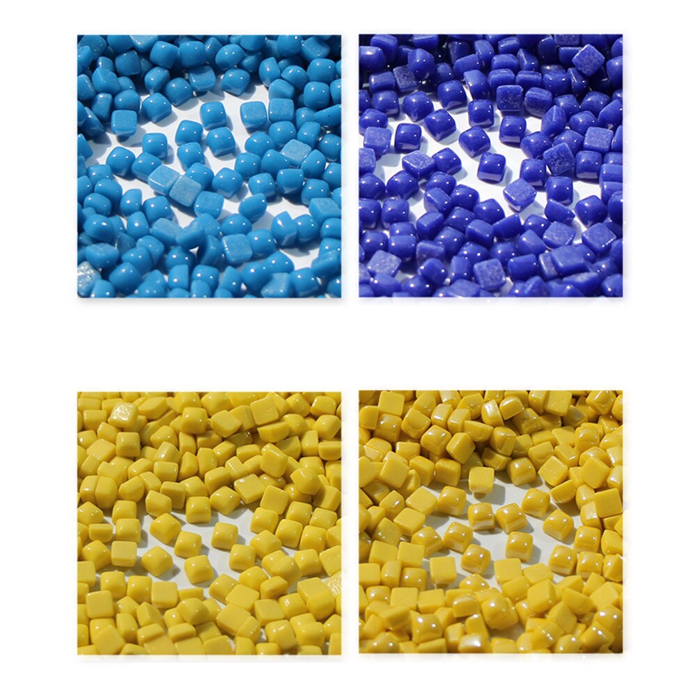 50g Mixed Color Jade Mosaic Tiles Mini Square Mosa... – Grandado