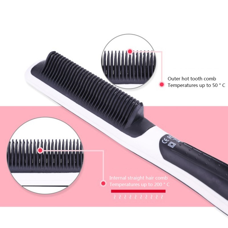 Straight Hair Comb Straightener Straight Hair Lazy... – Grandado