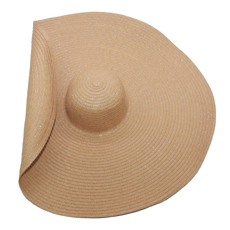 women bigger brim beach hats 15 colors oversized s... – Vicedeal