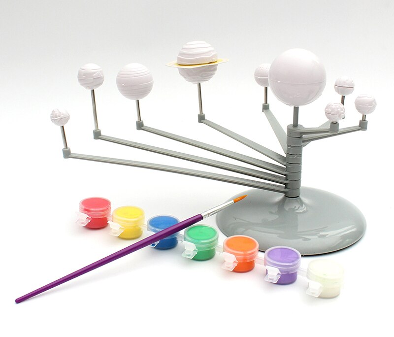 21cm DIY 3D Simulation Model Solar System Nine Pla... – Grandado