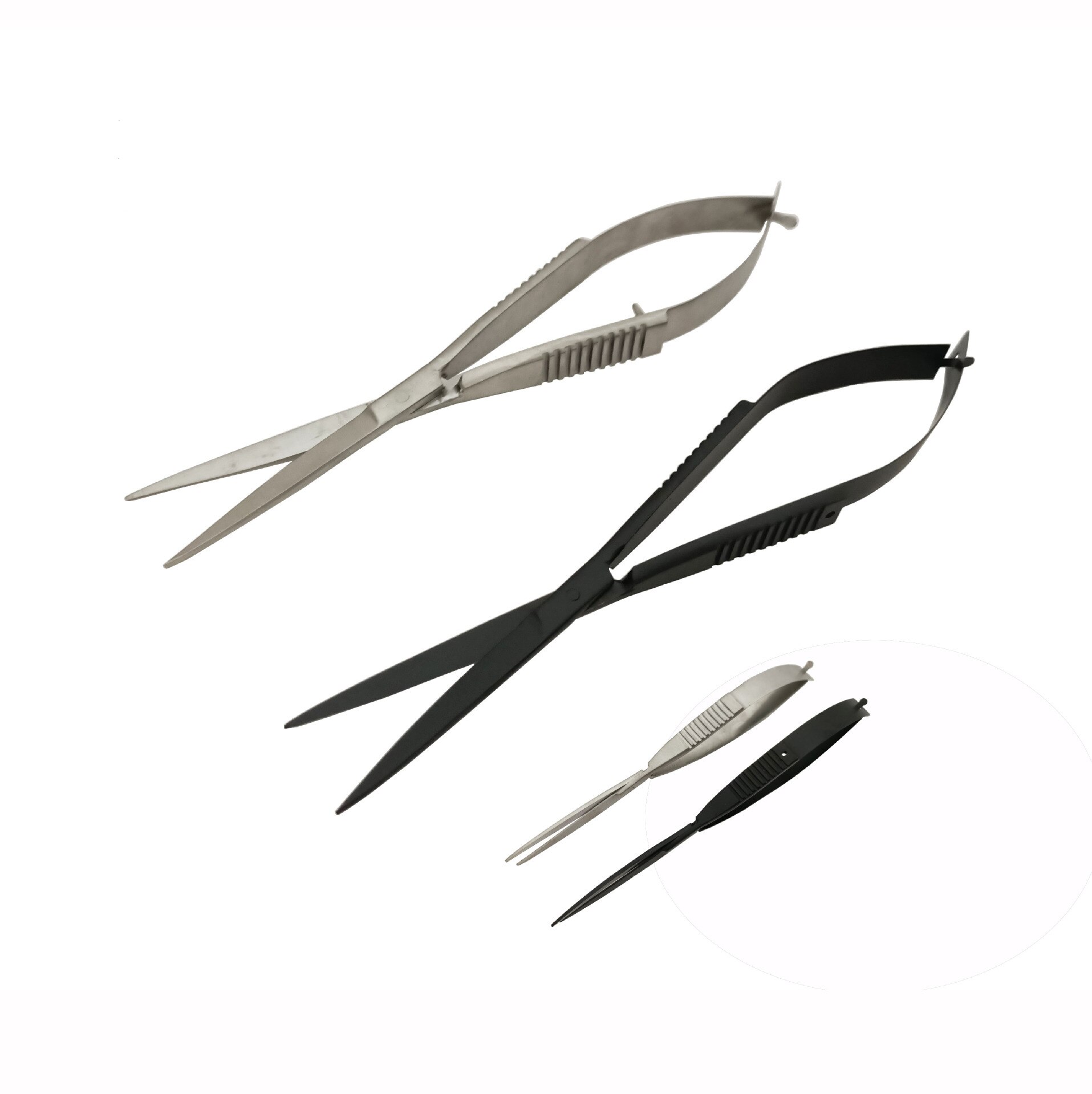 Stainless Steel Straight Curved Spring Scissor Lan... – Grandado