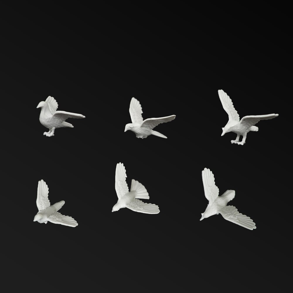 10pcs Miniatur Model Pigeons Flying Bird For Lands... – Grandado