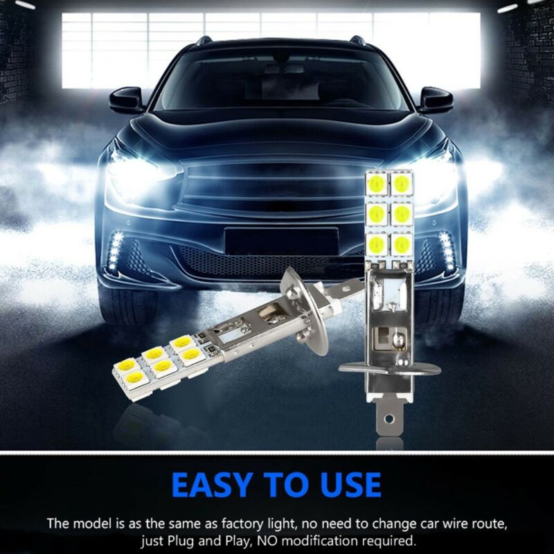 55W LED Headlight Bulbs 12 SMD-5050 LED Headlight ... – Grandado