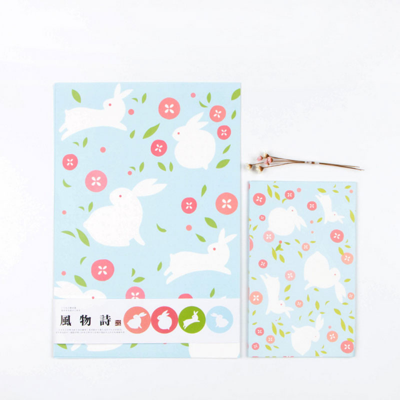 Japanese style 6 sheet letter paper+3pcs envelopes... – Vicedeal