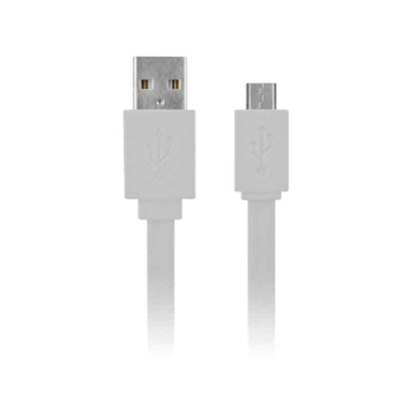 CABLE MICRO USB A USB FLAT BL DEXLER – Grandado