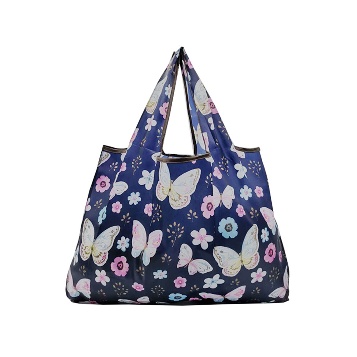 Women Men Shopping Bag Floral Print Large Capacity... – Vicedeal