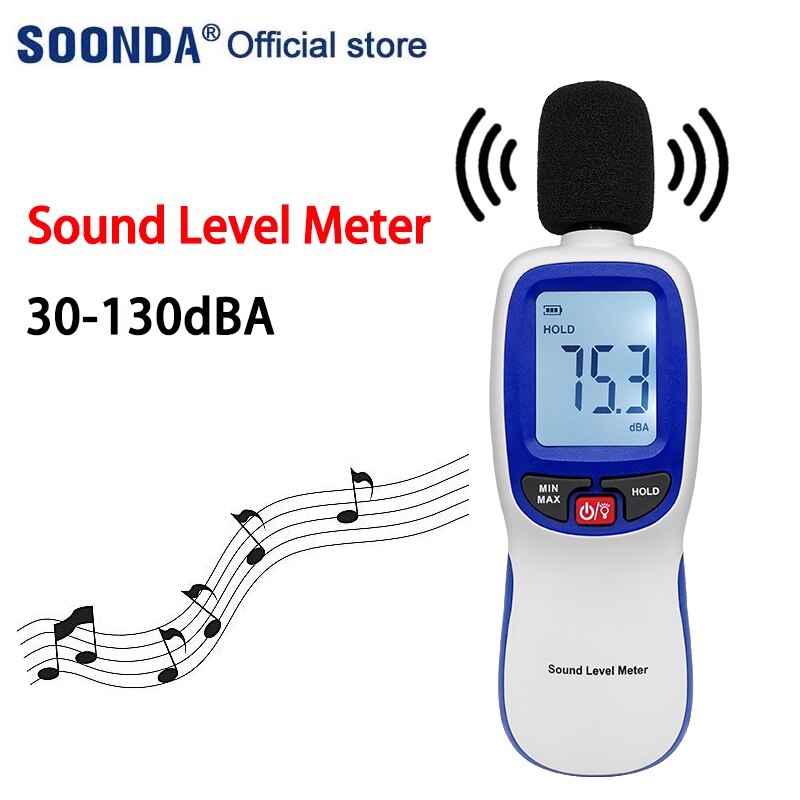Digital Sound Level Meter Noise Meter Analyzer Noi... – Vicedeal