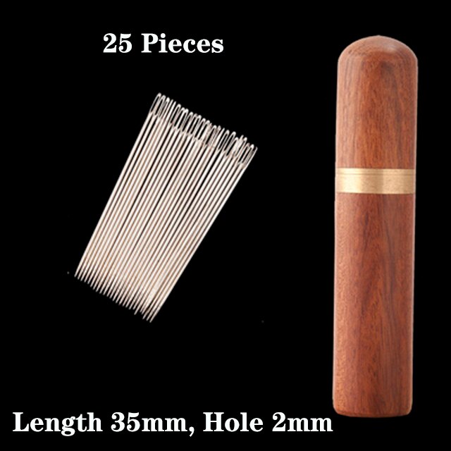 25 Pieces Black Needle Cylinder Household Hand Sew... – Grandado