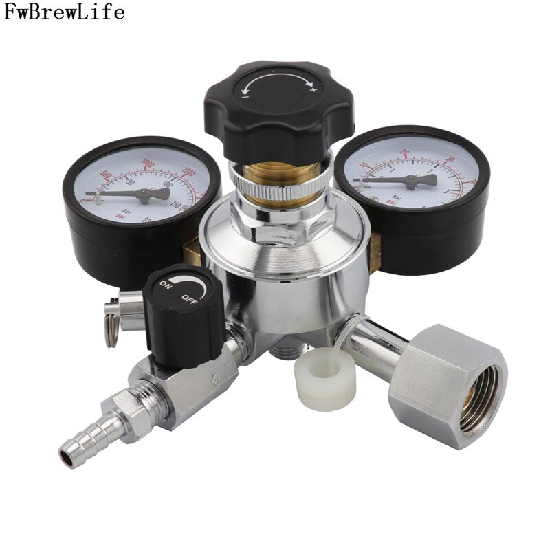 Home Brew Dual Gauge CO2 Regulator Keg Beer Soda G... – Vicedeal