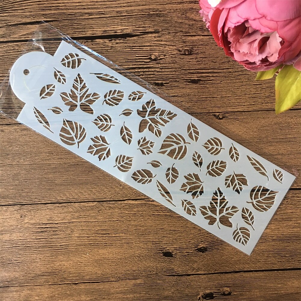32cm Tree Leaves Long DIY Craft Layering Stencils ... – Grandado