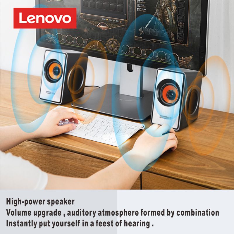 Lenovo Audio M550 Computer Desktop Speaker 4D Ster... – Grandado