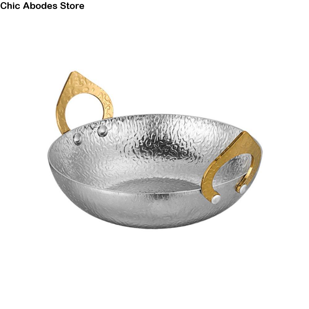 Troop Pot 304 Stainless Steel Thai Pot Shallow Bin... – Grandado