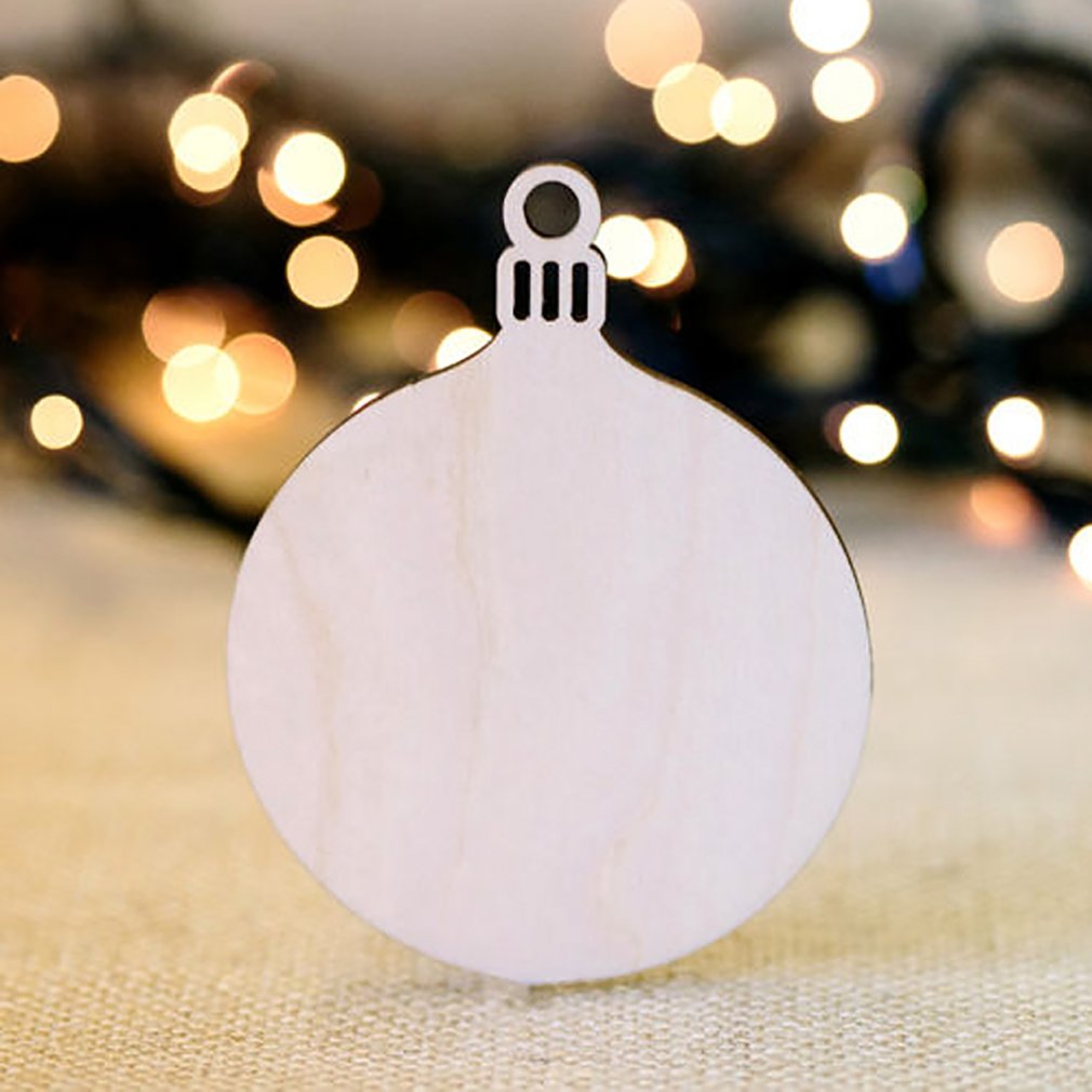10pcs/Set Bell Wood Embellishments Christmas Rusti... – Vicedeal
