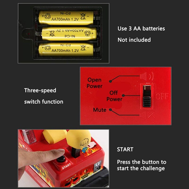 Puzzle Game Fighting Stretch Machine Toy Finger Boxing Integrator Mini ...