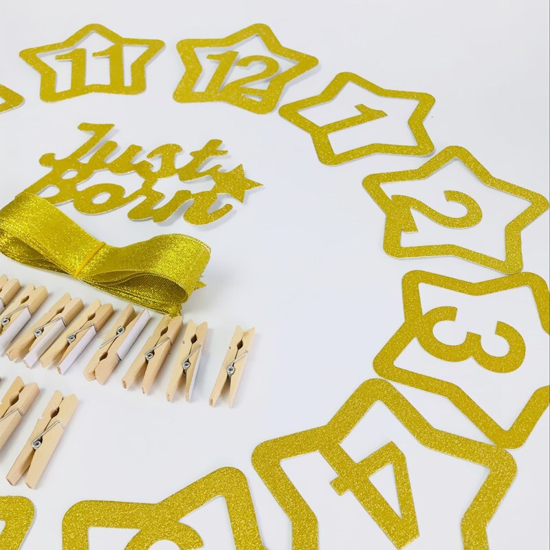 3 Meters Glitter Babys First Birthday Banner Birth... – Grandado