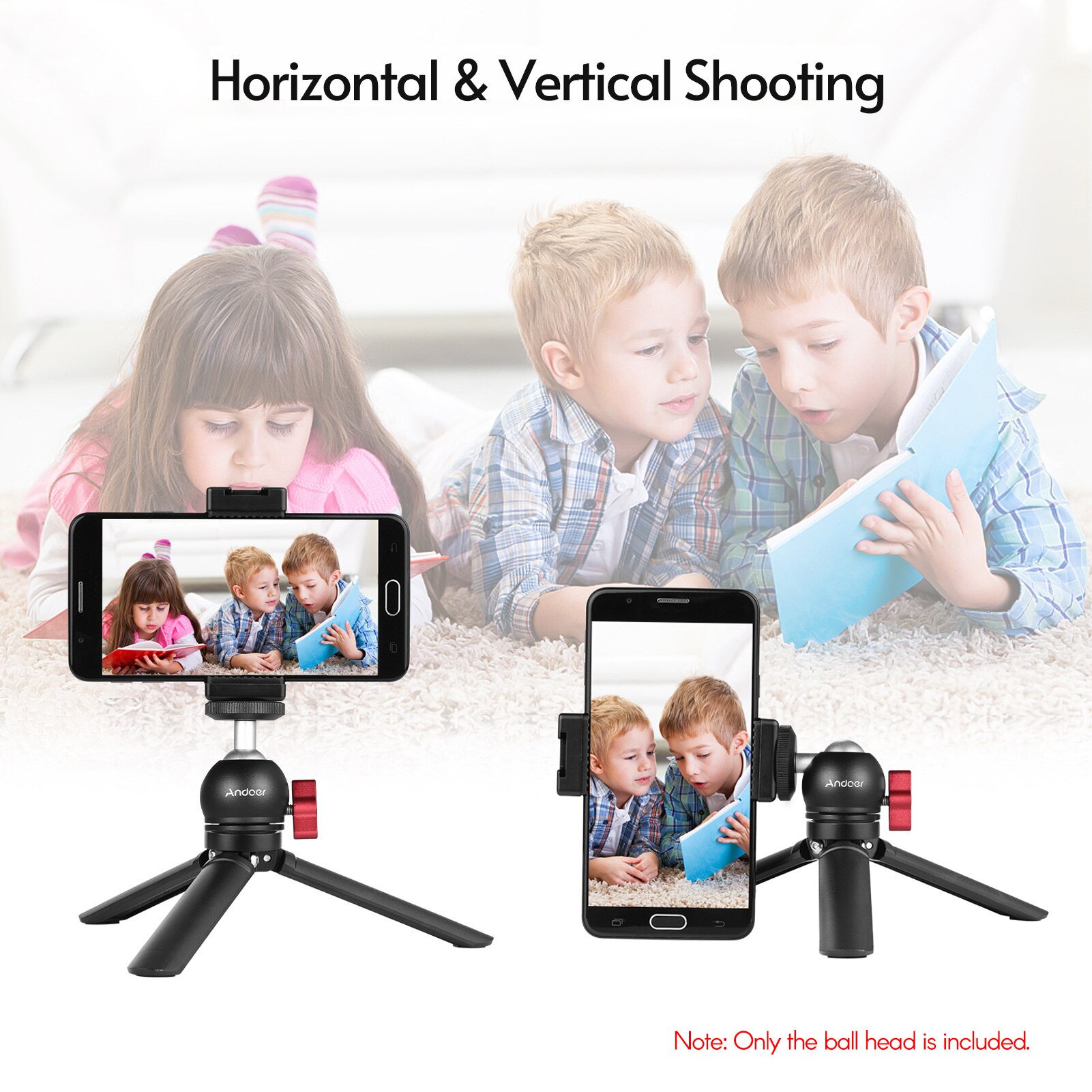 Andoer Mini Ball Head Tripod Head 360° Swivel Hori... – Vicedeal