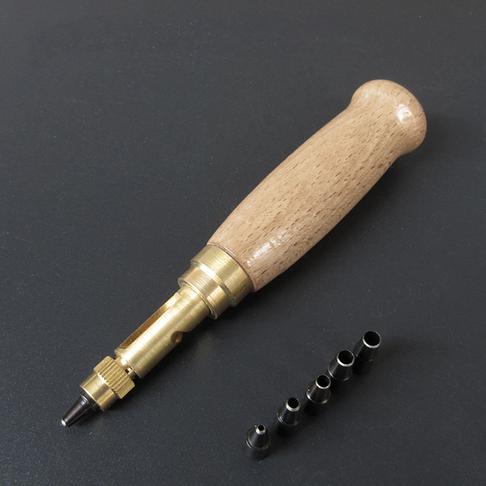 6pcs Tips Belt Screw Hole Punch Leather Tool Book ... – Vicedeal