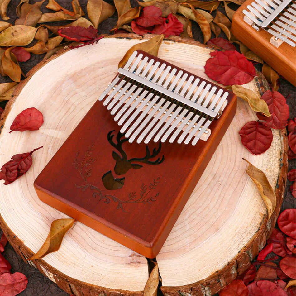 Mbira-instrumento Musical de madera de caoba afric... – Grandado