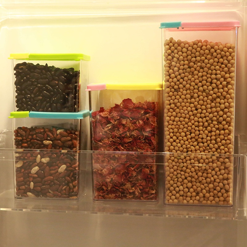 kitchen sealed jar storage box food storage jar No... – Grandado