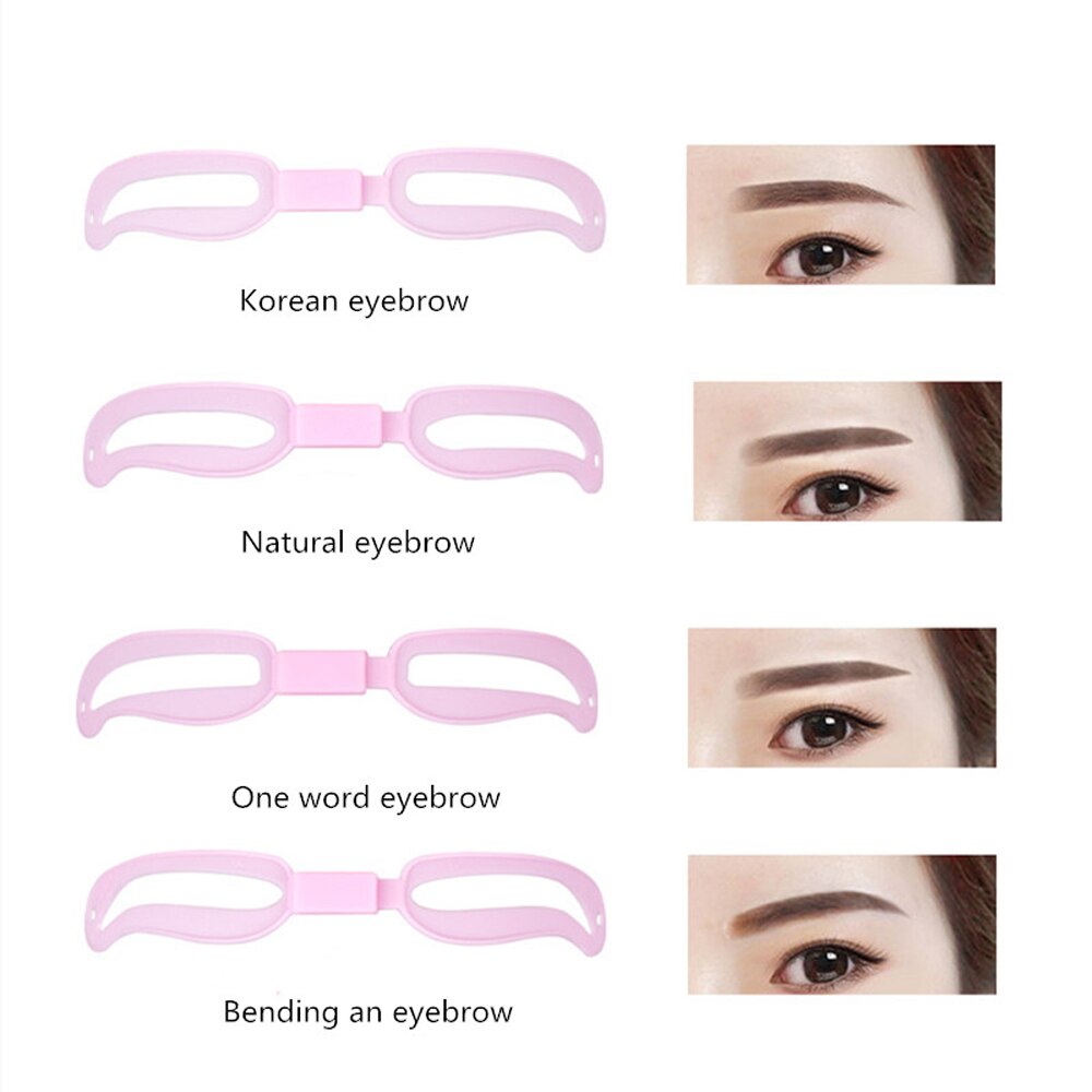 4 Styles One-line Eyebrow Card Eyebrow Shaper Kit ... – Grandado