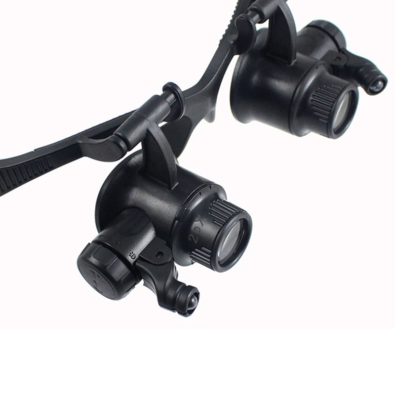 10X/15X/20X/25X Binocular Loupe with LED Light for... – Grandado