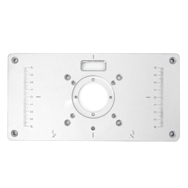 700C Aluminium Router Tisch Insert Platte + 4 Ring... – Vicedeal